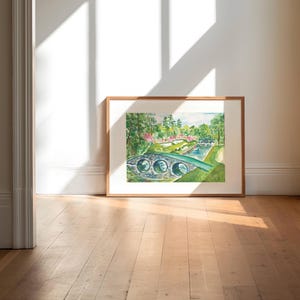 LARGE Amen Corner Art Print, the Masters Tournament, 28x20 and 48x36 ...