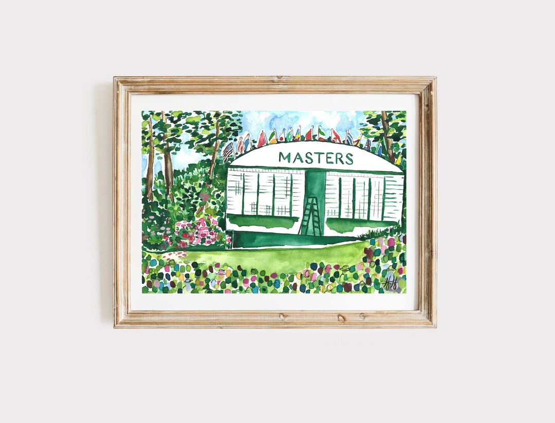 Augusta National Leaderboard, the Masters Tournament - Etsy