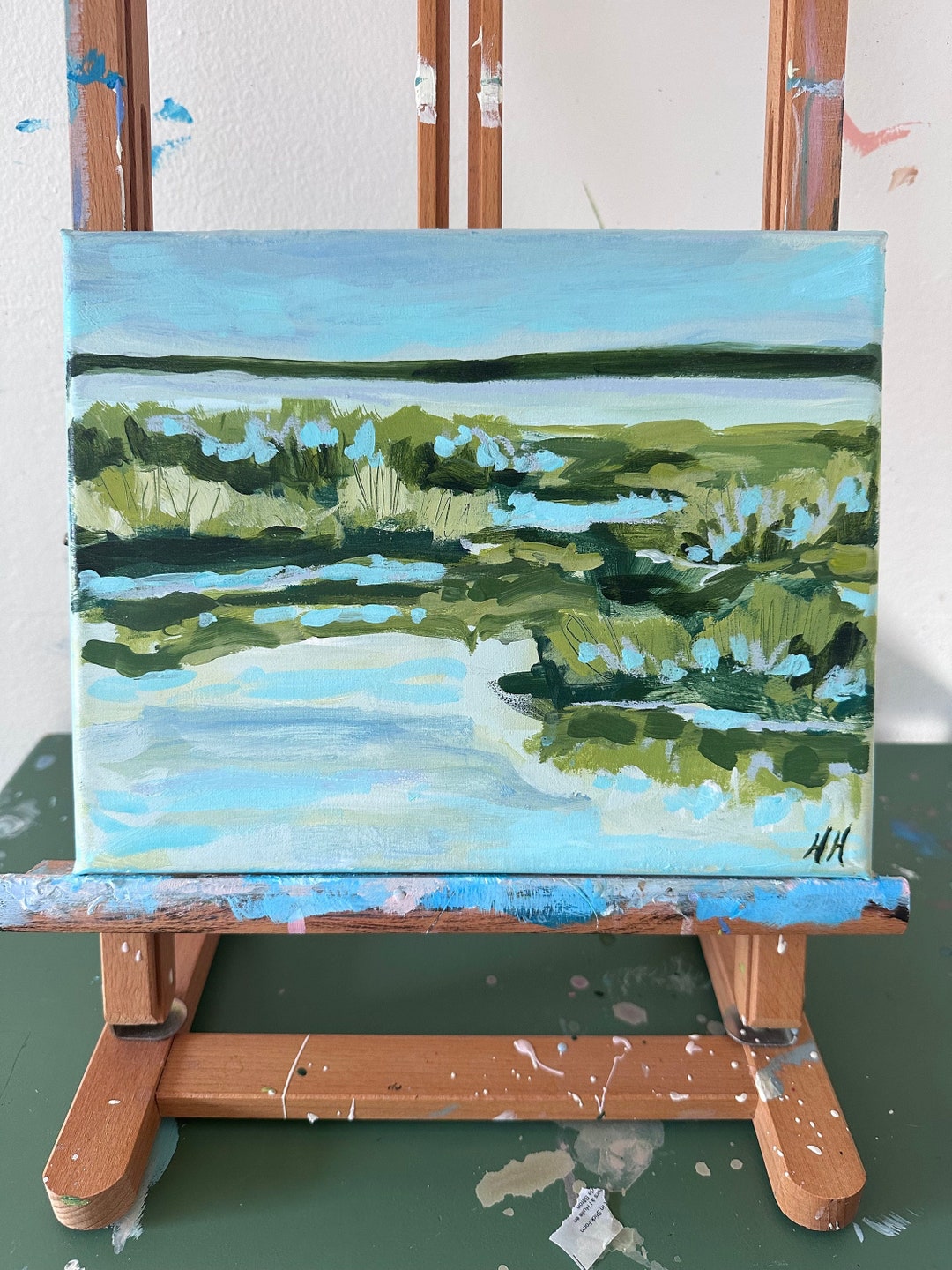 Marsh Scene Painting on Canvas, Low Country Art, Southern Art, South ...