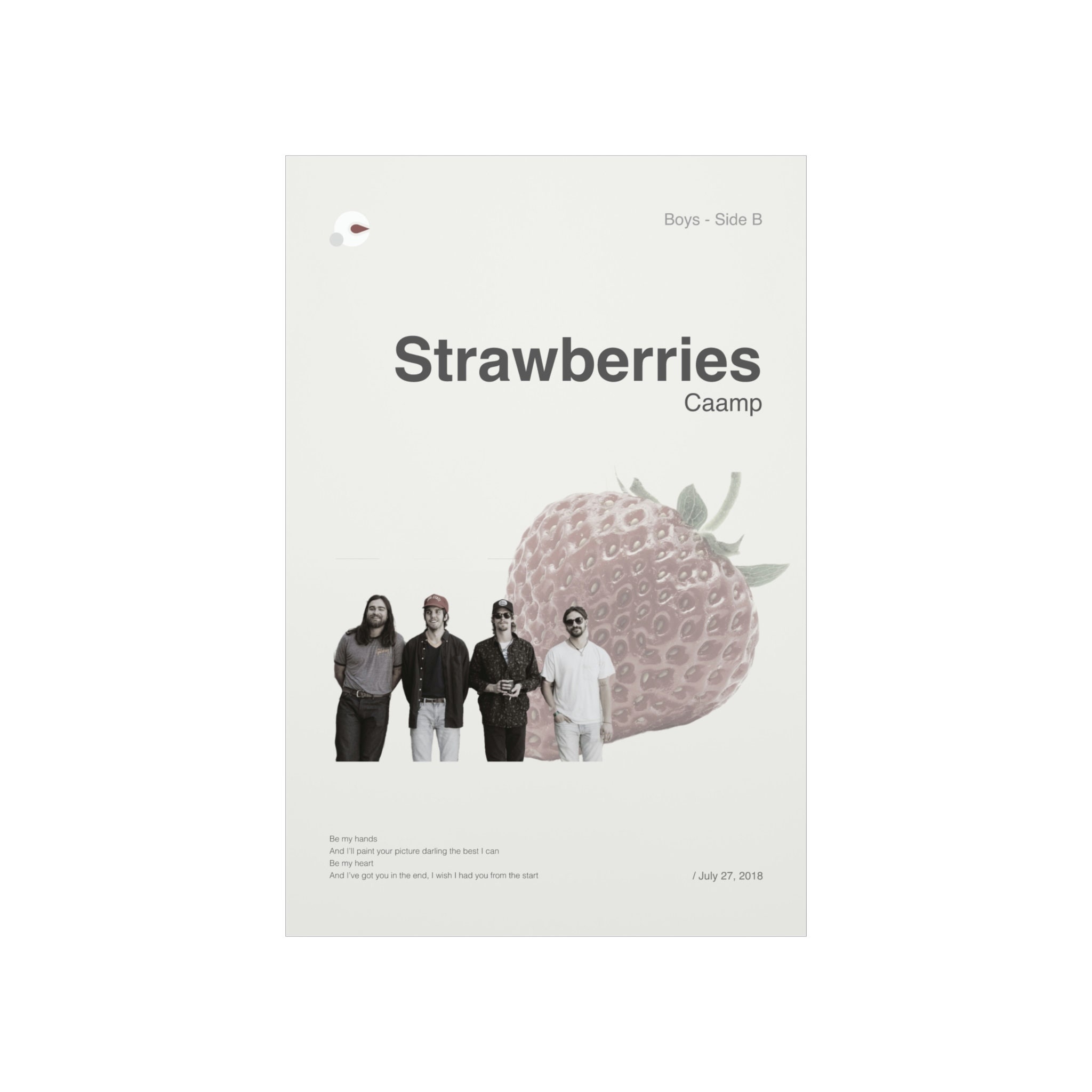 Strawberries by Caamp Poster - Etsy