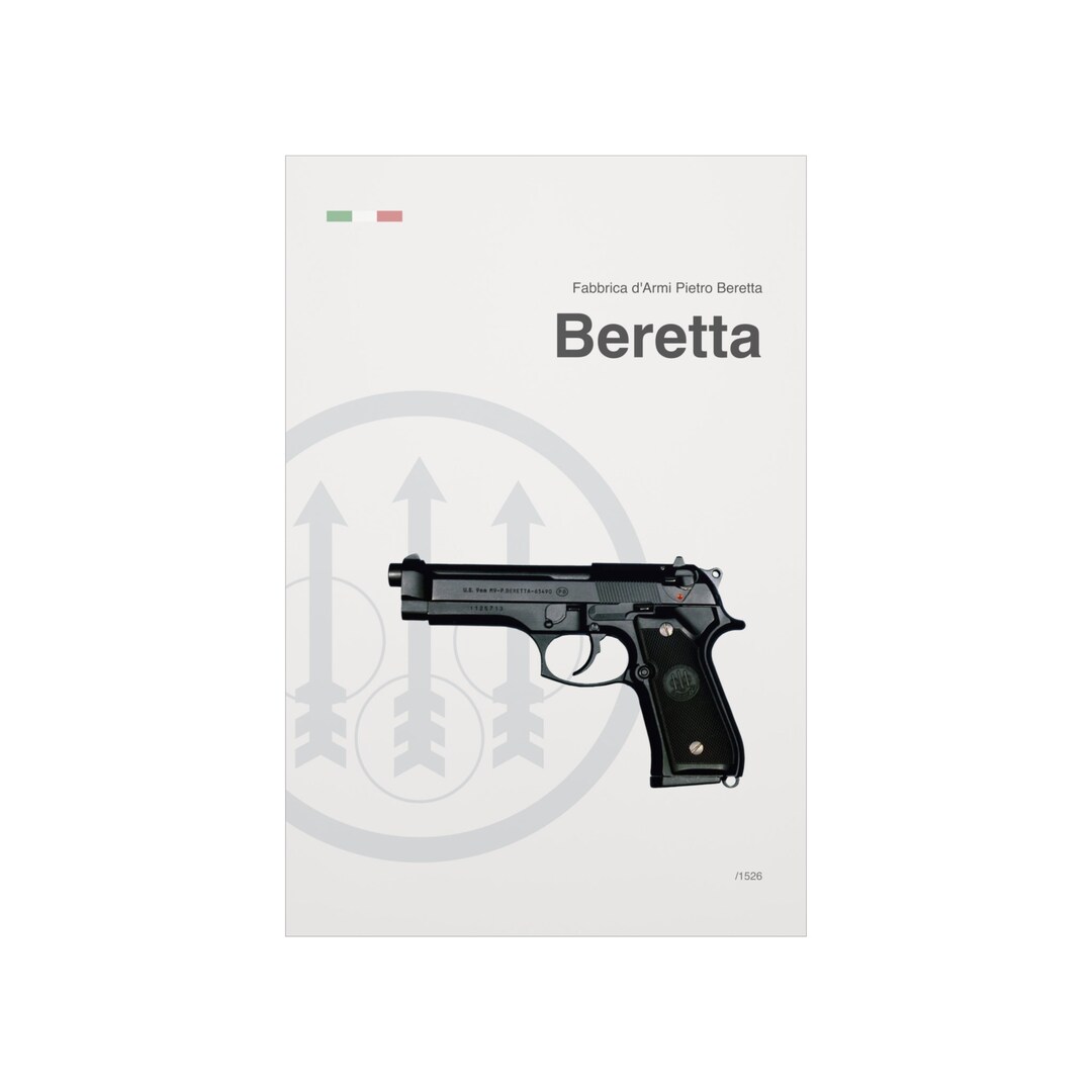 Beretta 92FS Pistol Poster - Etsy
