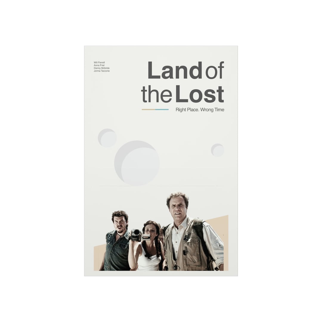 Land of the Lost Movie Poster // Modern Pop Art // Will Ferrell - Etsy