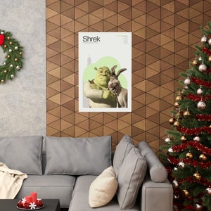 Shrek // Movie Poster // Modern Pop Art - Etsy