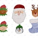 Christmas Clipart, Watercolor Clipart, Commercial Use Clipart, PNG ...
