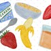 Breakfast Food Watercolor Clipart, Commercial Use, Personal Use, PNG ...