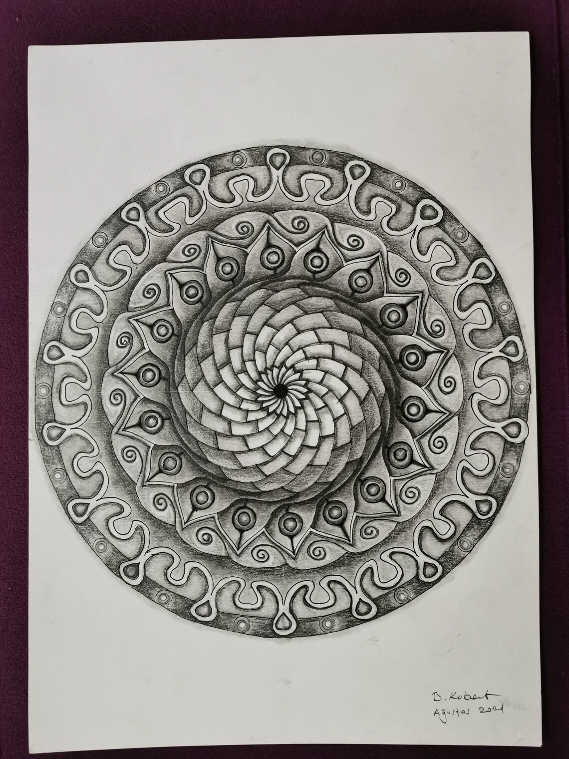 Personalized 3D Mandala Work - Etsy