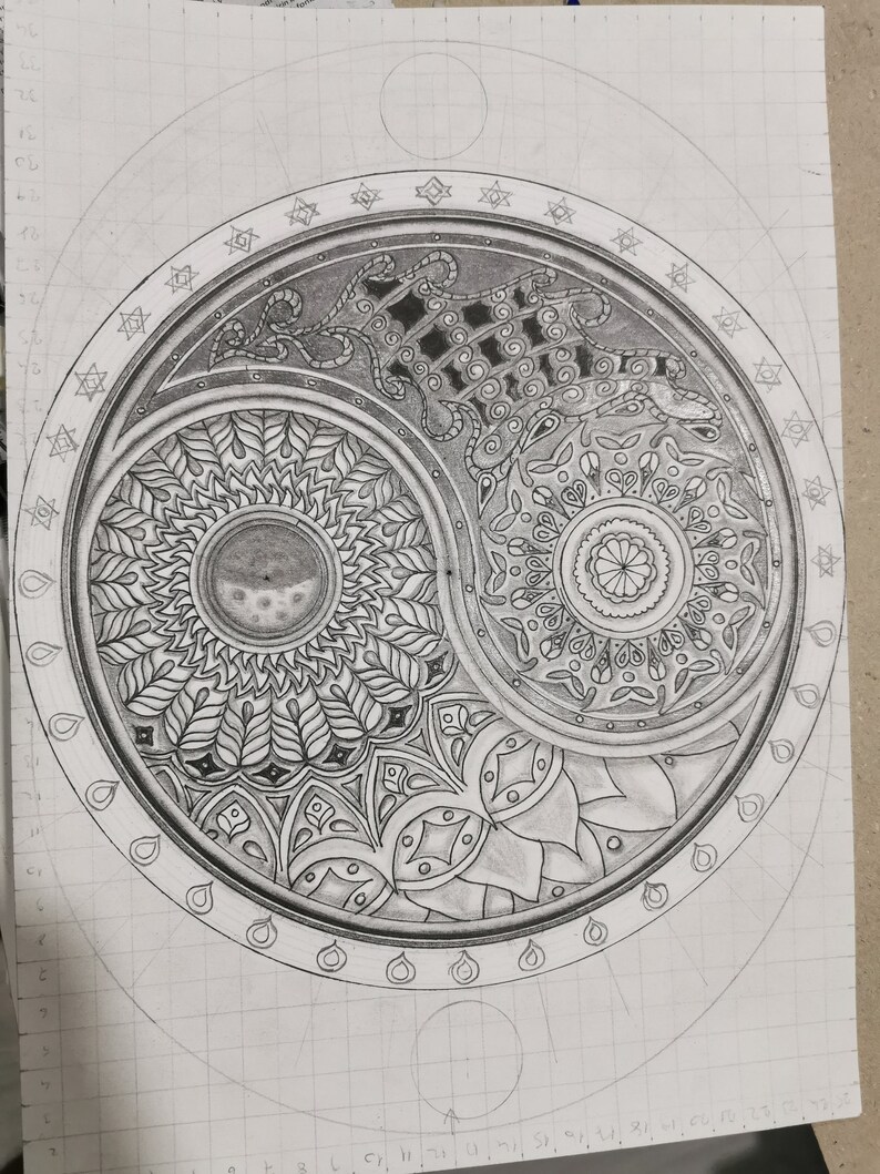 Personalized 3D Mandala Work - Etsy