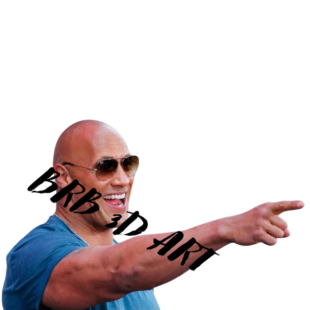 Funny Clip Art: Dwayne Johnson, the Rock, Pointing and Laughing With ...