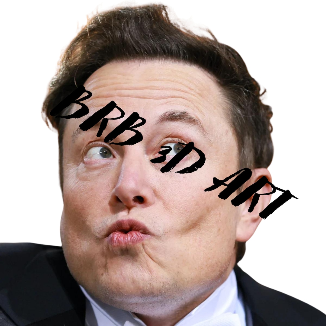 Funny Clip Art: Elon Musk Giving Side Eye and Posing With Duck Face ...