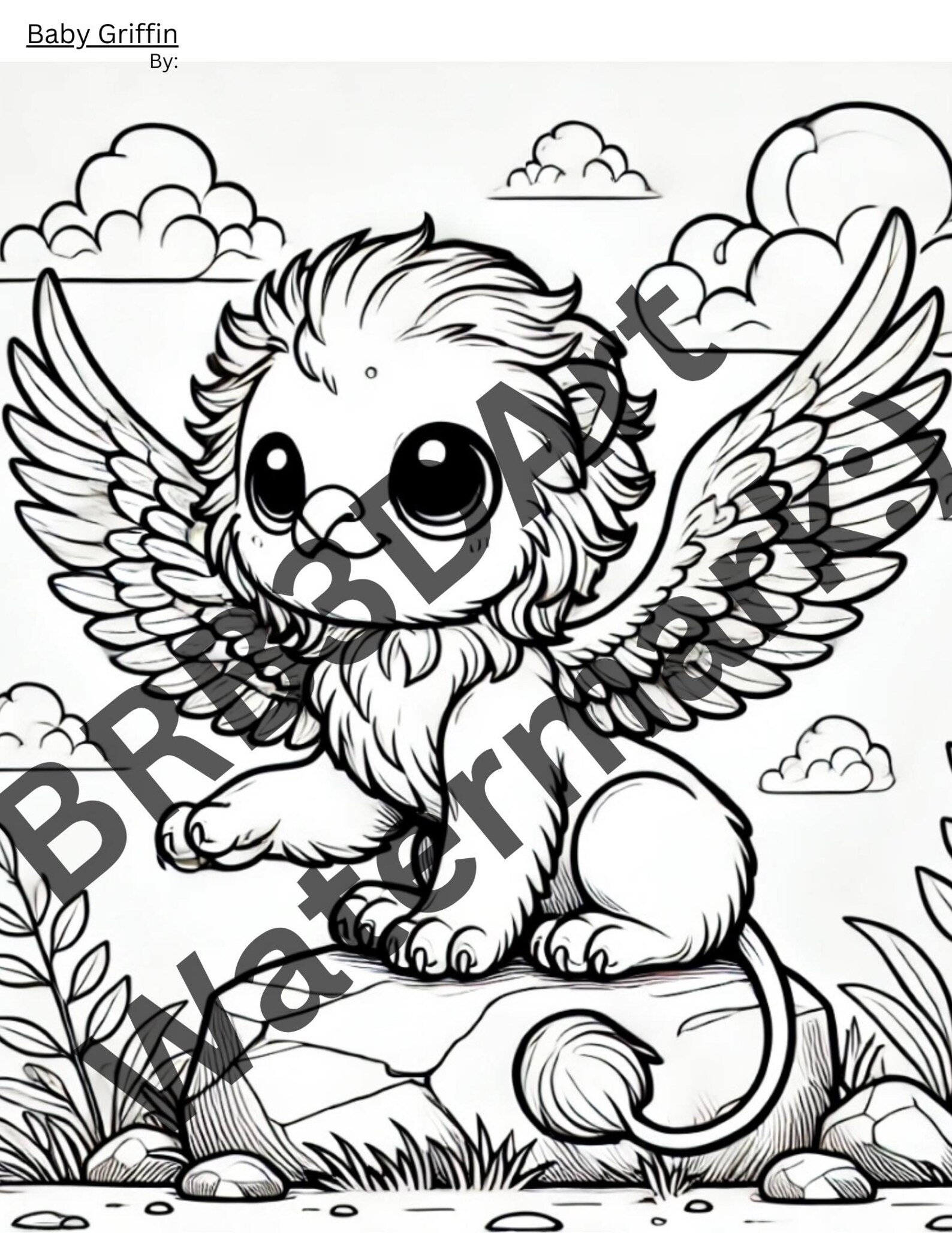 Fantasy Creatures Coloring Pages | Printable Coloring Set for Kids ...