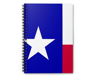 Texas Notebook Blank Journal Lone Star State State Symbols - Etsy