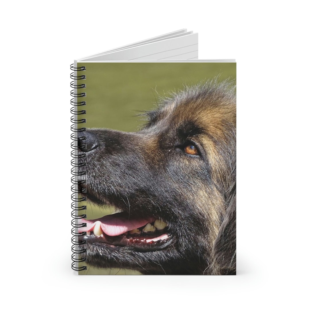 Spiral Notebook Ruled Line. Leonberger Dog. Journals & Notebooks ...
