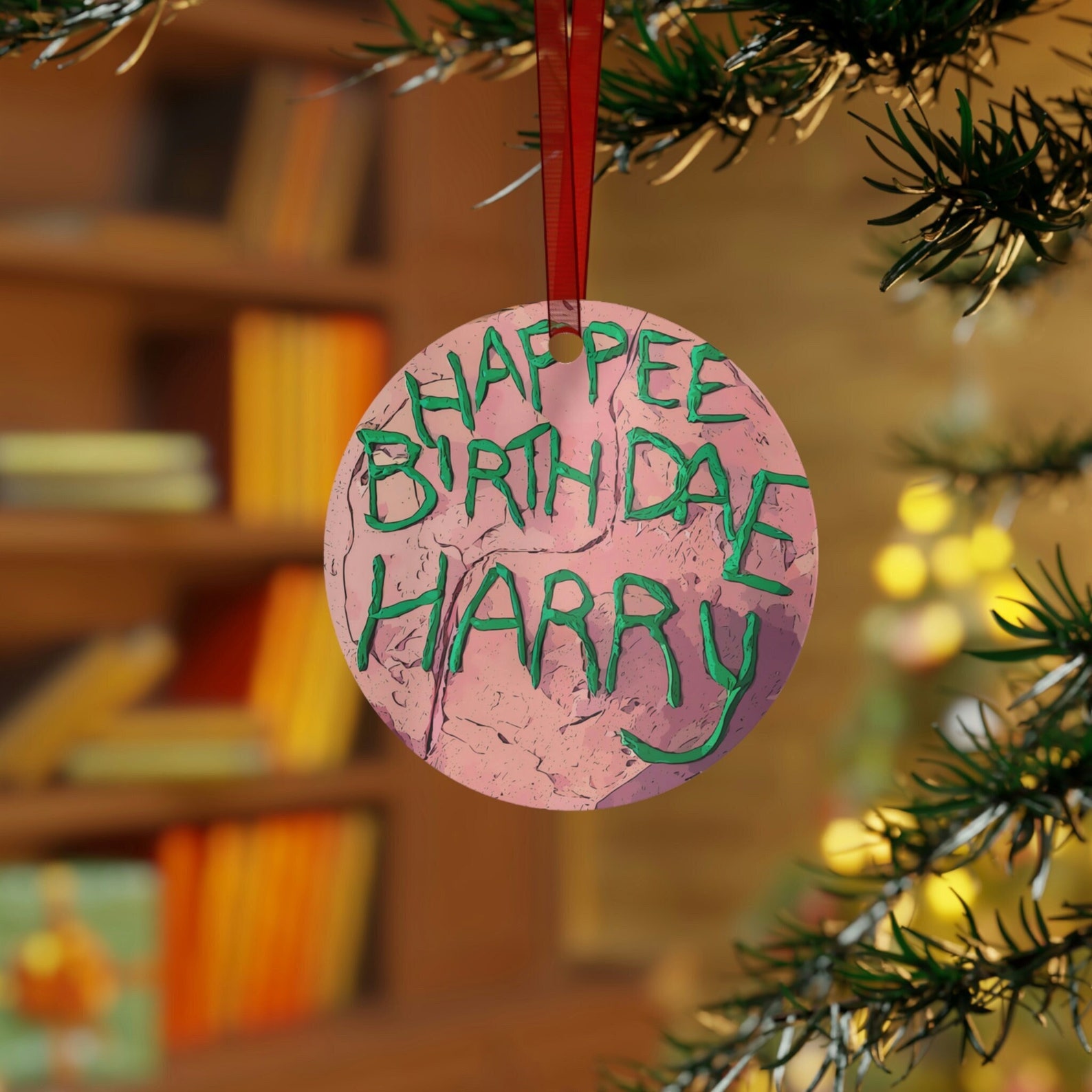 Happee Birthdae Harry Metal Ornament - Etsy