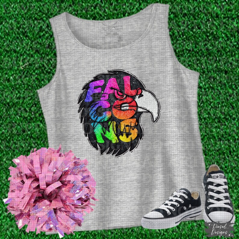 Falcons Mascot | 300 DPI | Transparent PNG | Digital File Only - Etsy