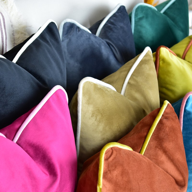 Velvet Euro Covers - Etsy