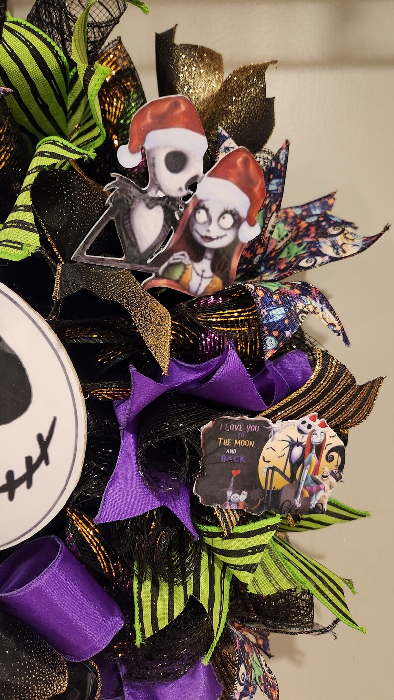 Jack Skellington Wreath SPECIAL ORDER - Etsy
