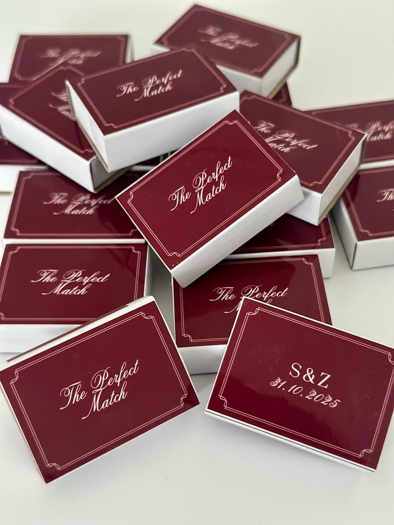 Personalised Matchbox Favors – Bridal Shower, Hen Do Gifts - Etsy