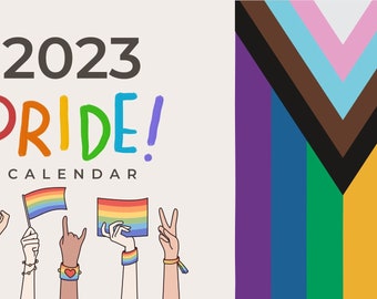Printable Pride Calendar - Etsy UK