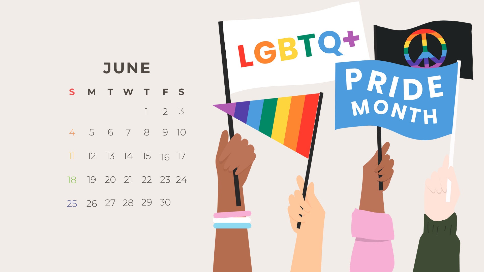 2023 Pride Digital Calendar Instant Download 2023 Calendar - Etsy