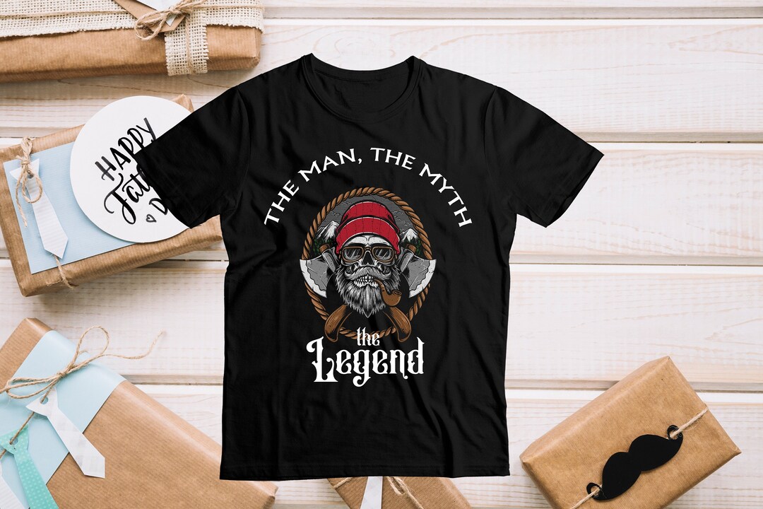 The Man, the Myth, the Legend Dad T-shirt, Axeman Father's Day Tee - Etsy