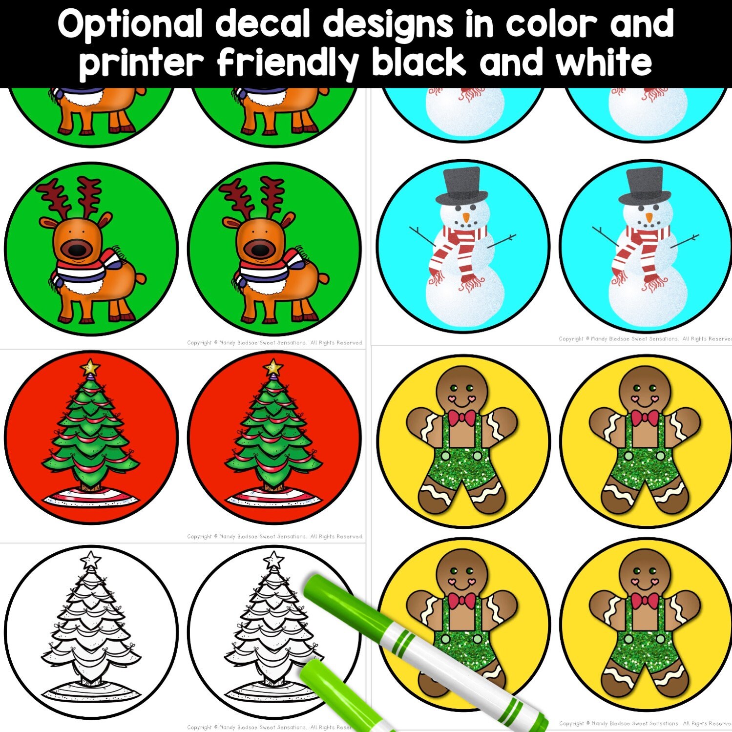 Ugly Christmas Sweater Craft Template Instant Download | Ugly Xmas ...