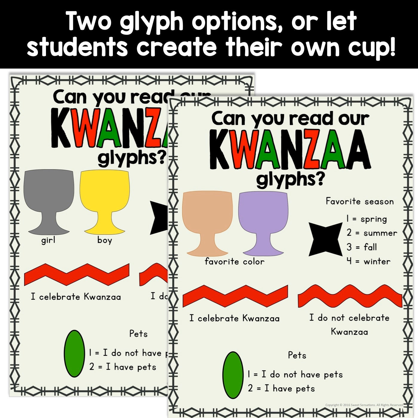 Kwanzaa Craft Umoja or Unity Cup for Children Paper Templates - Etsy