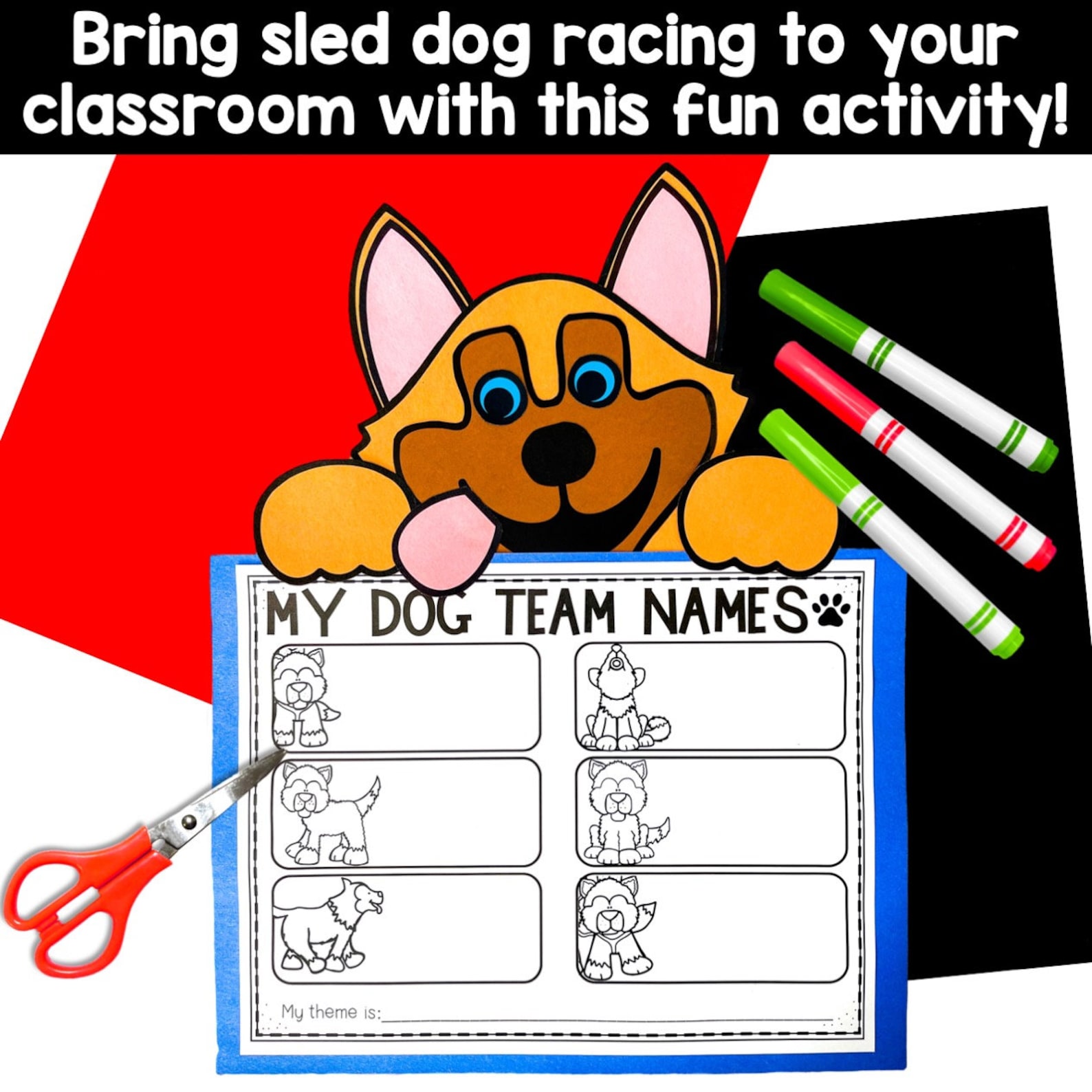 Sled Dog Race Craft Alaskan Dog Mushing Balto and Togo the Last Great ...