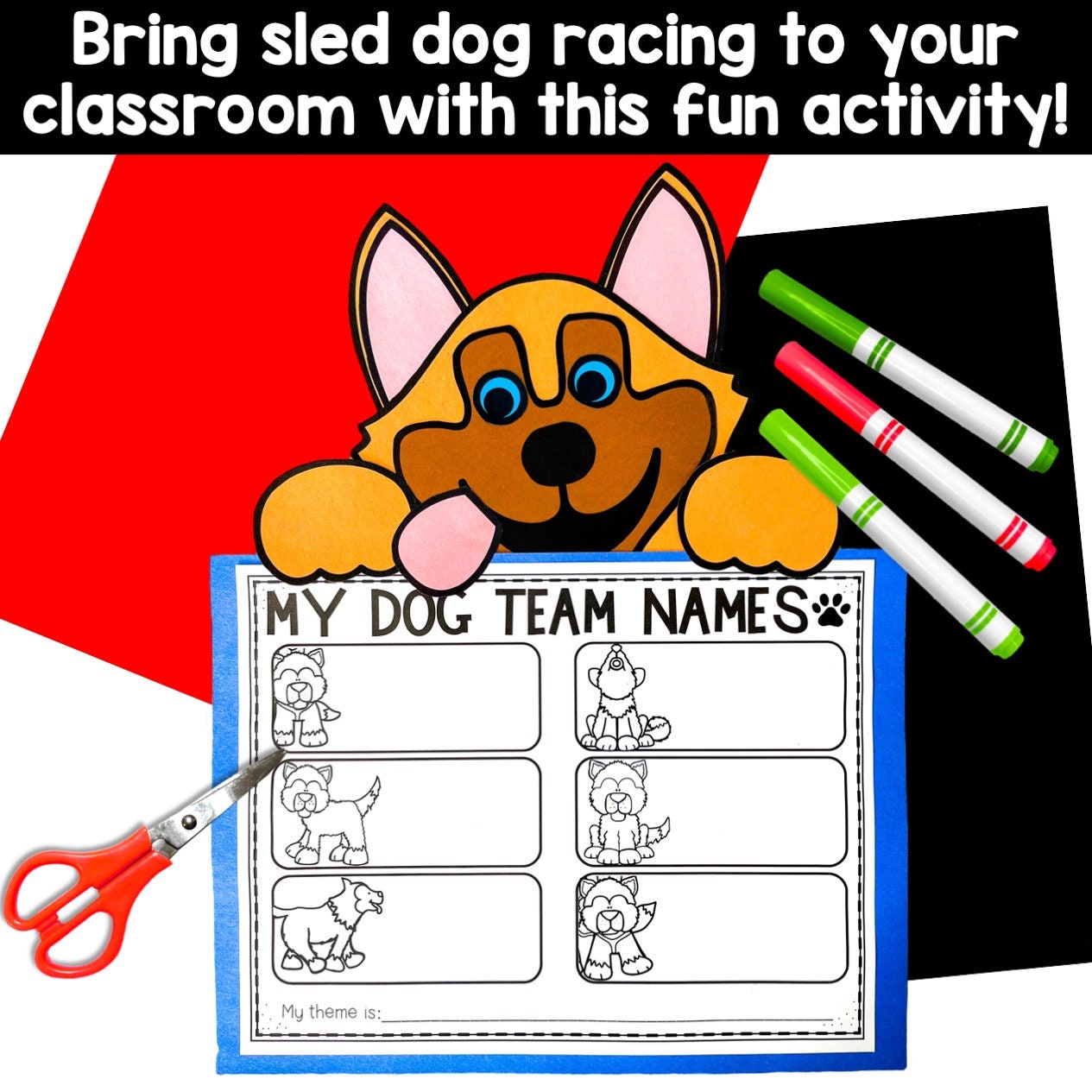 Sled Dog Race Craft Alaskan Dog Mushing Balto and Togo the Last Great ...