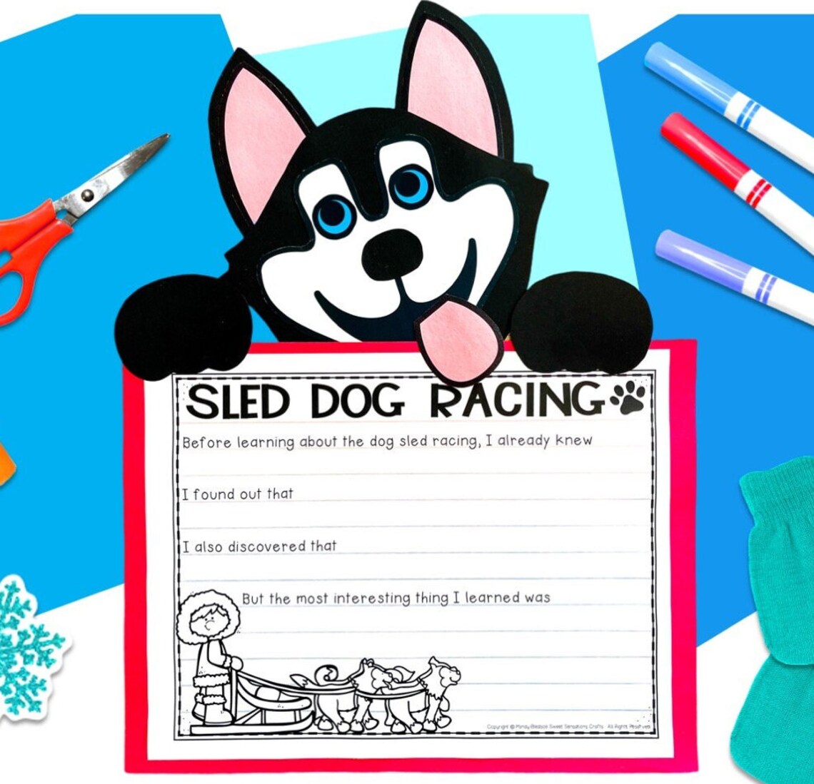 Sled Dog Race Craft Alaskan Dog Mushing Balto and Togo the Last Great ...