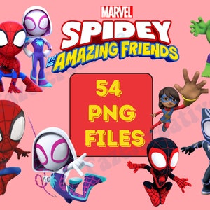 Spidey and His Amazing Friends PNG Images High Resolution - Etsy