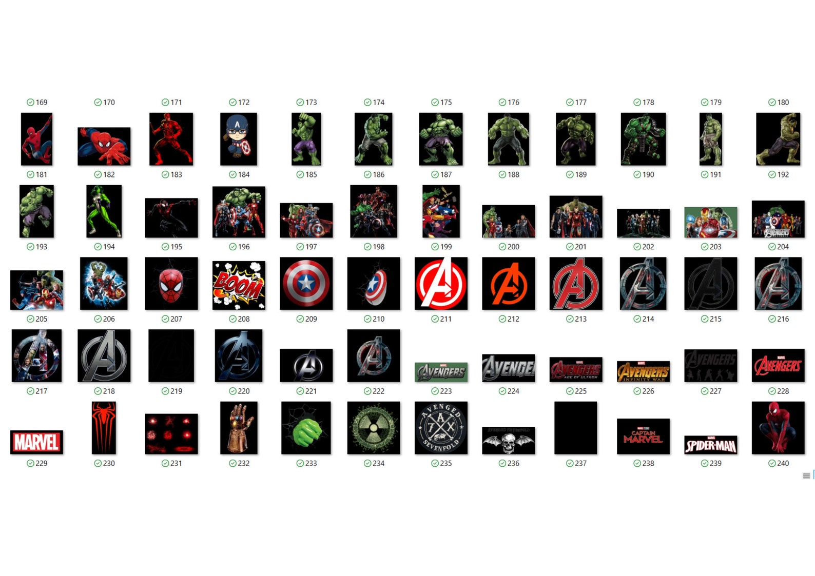 Avengers Clip Art PNG Images, Marvel Birthday (instant Download) - Etsy
