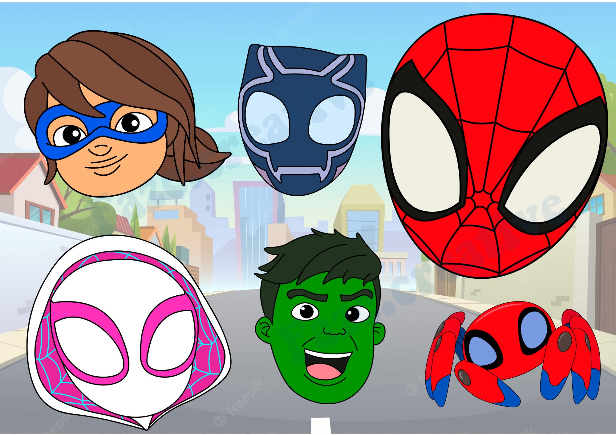 Spidey y sus increíbles amigos Imágenes PNG Alta resolución - Etsy México