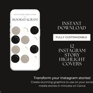 Minimalist Modern Bookstagram Templates: Complete Bundle | Story and ...