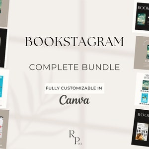 Minimalist Modern Bookstagram Templates: Complete Bundle | Story and ...