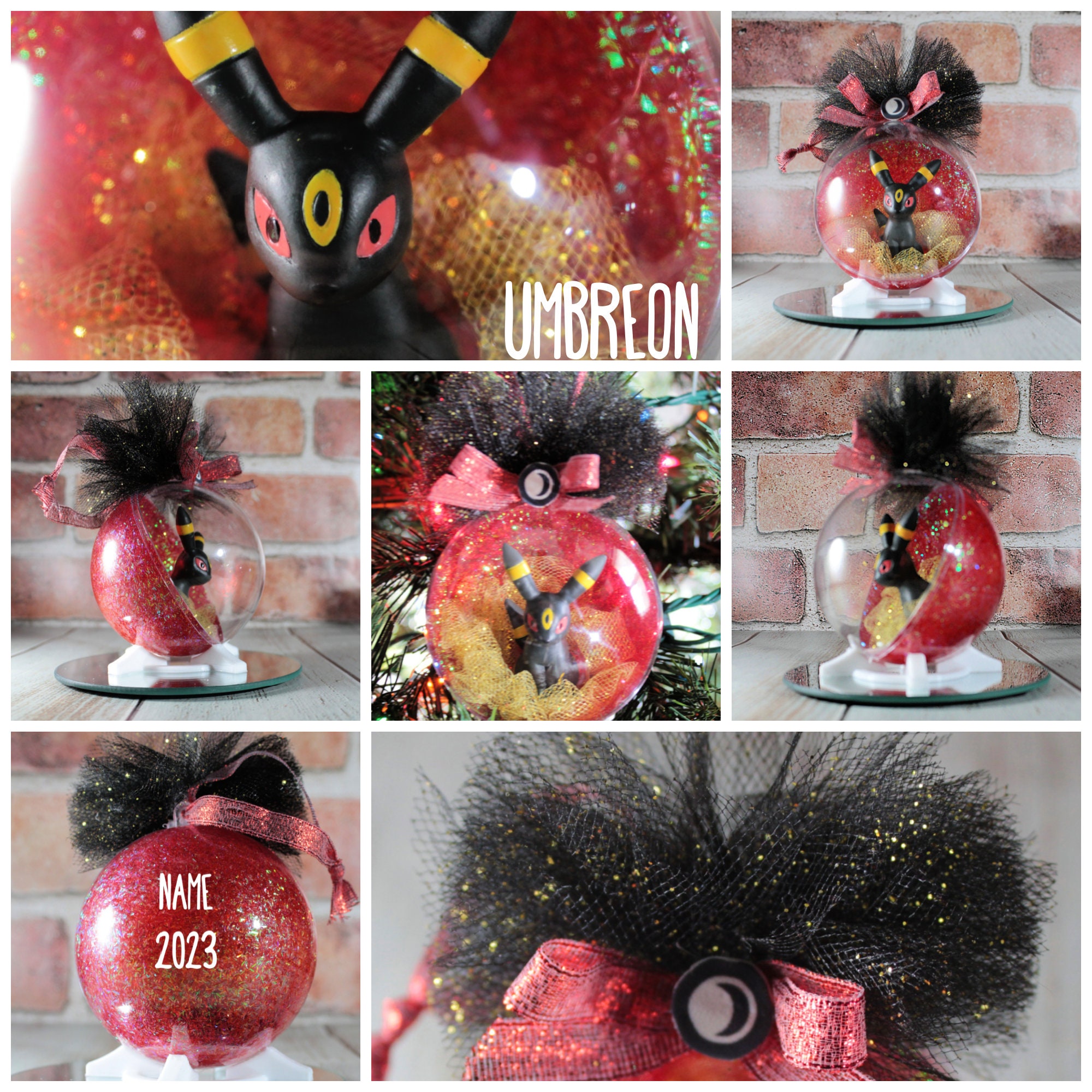 Eevee Evolutions Pokemon Personalized Christmas Ball Ornament - Etsy