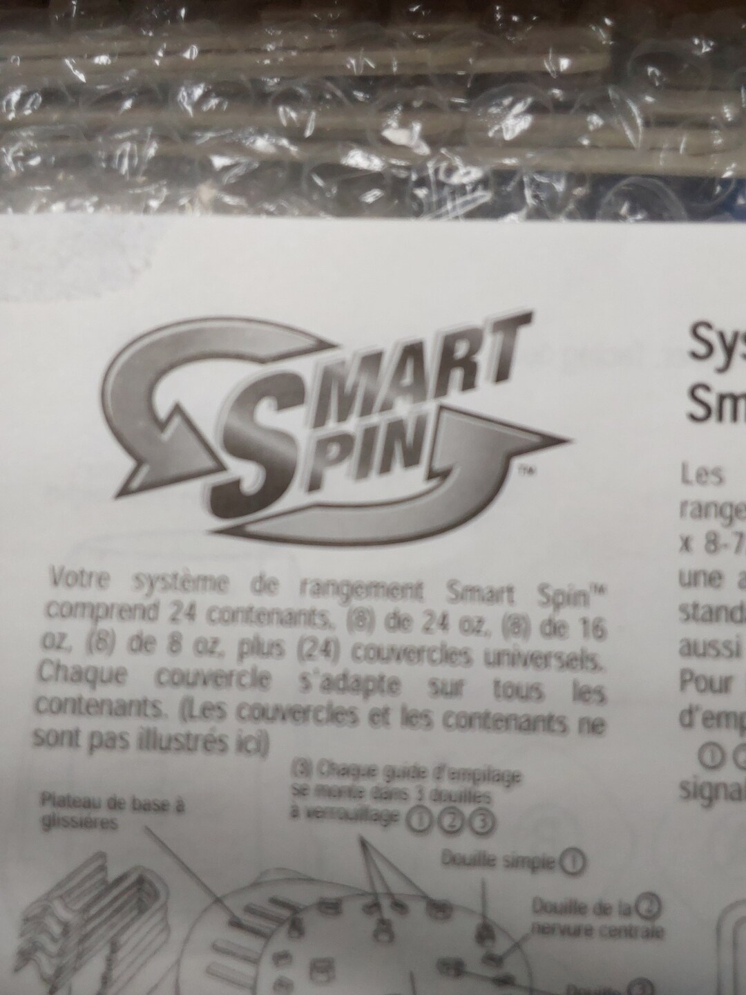 Vintage SMART SPIN 49 Piece Storage System NIB - Etsy