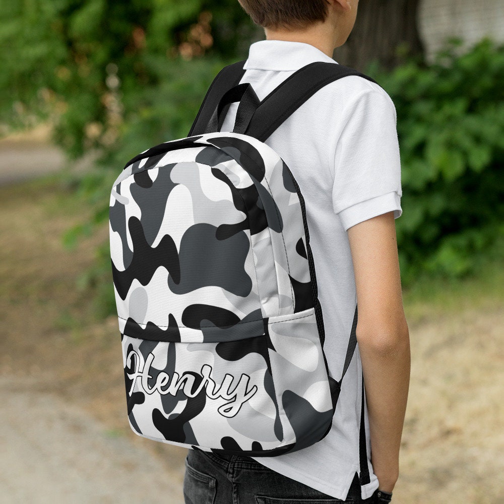 Personalized Army Camouflage Backpack Back to School, Custom Name ...