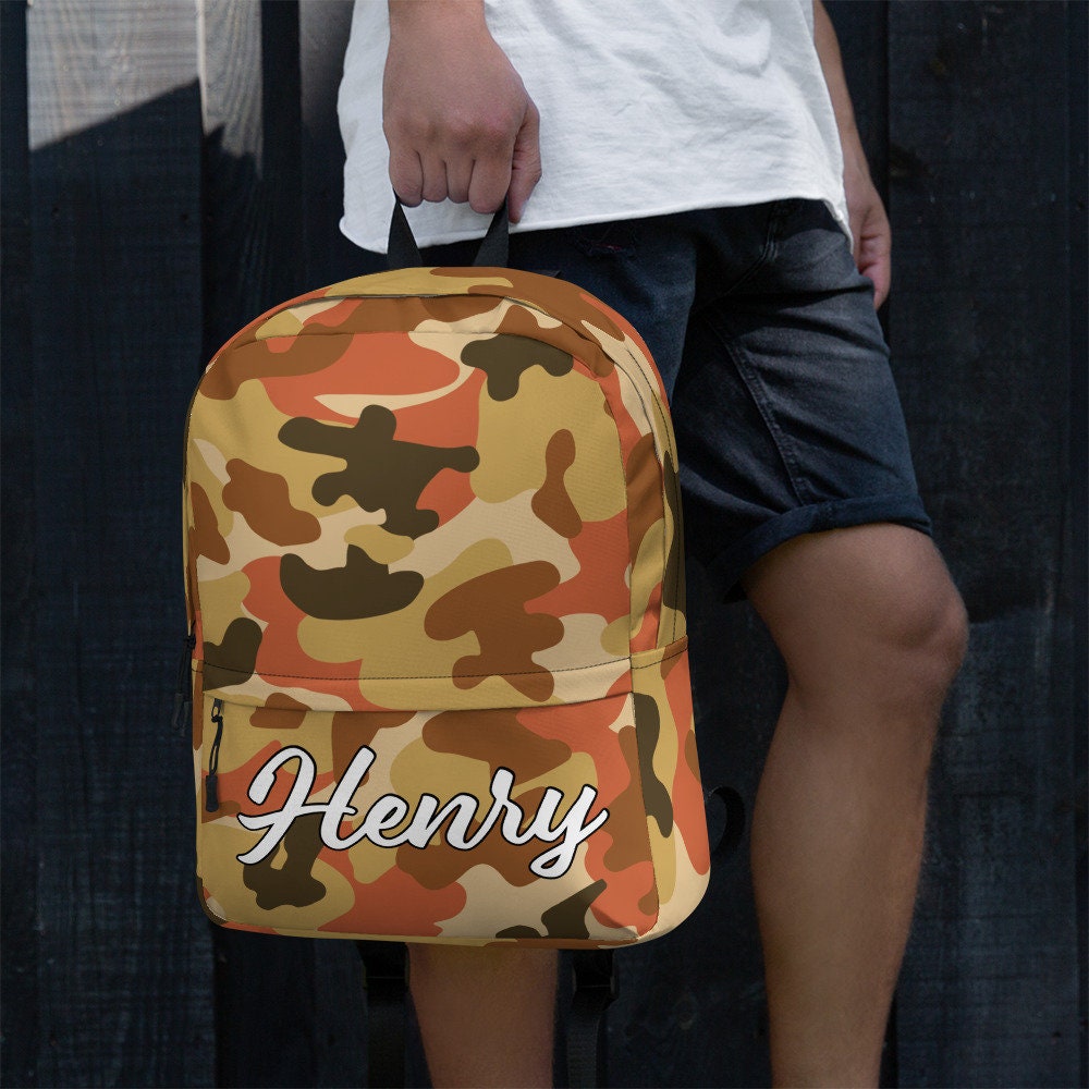 Made to Order Military Camo Backpack Back to School - Etsy