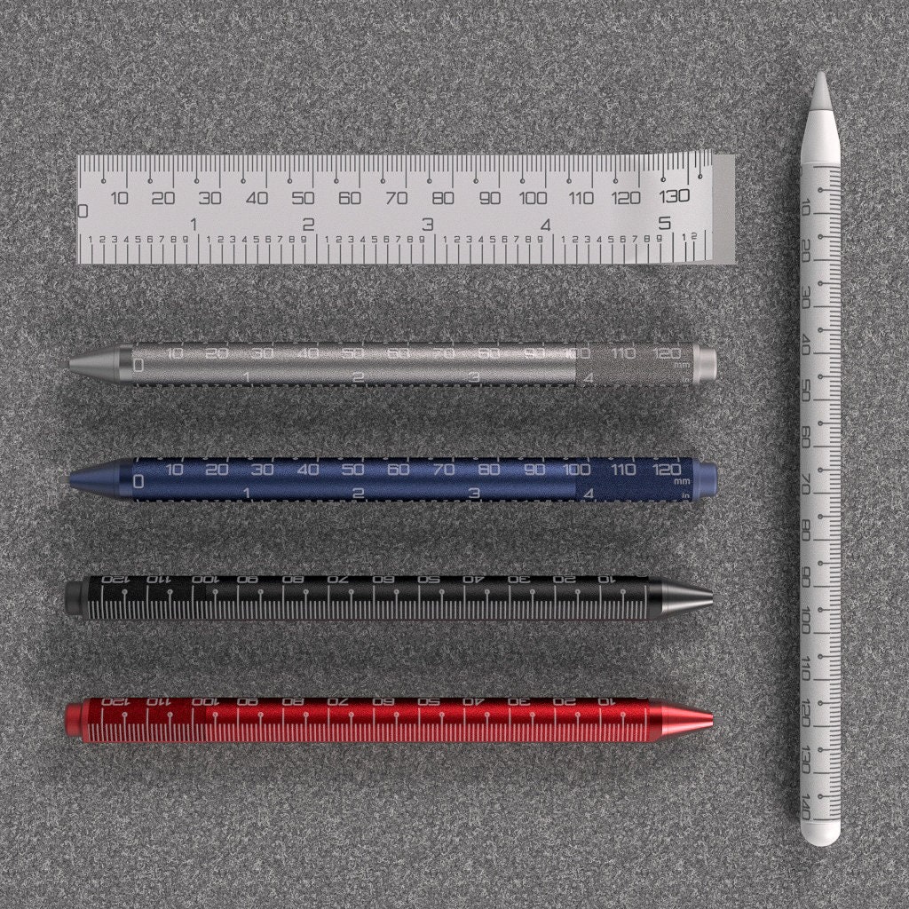 The Rulerwrap for Apple Pencil gen I II Vinyl Ruler Skin for Stylus - Etsy