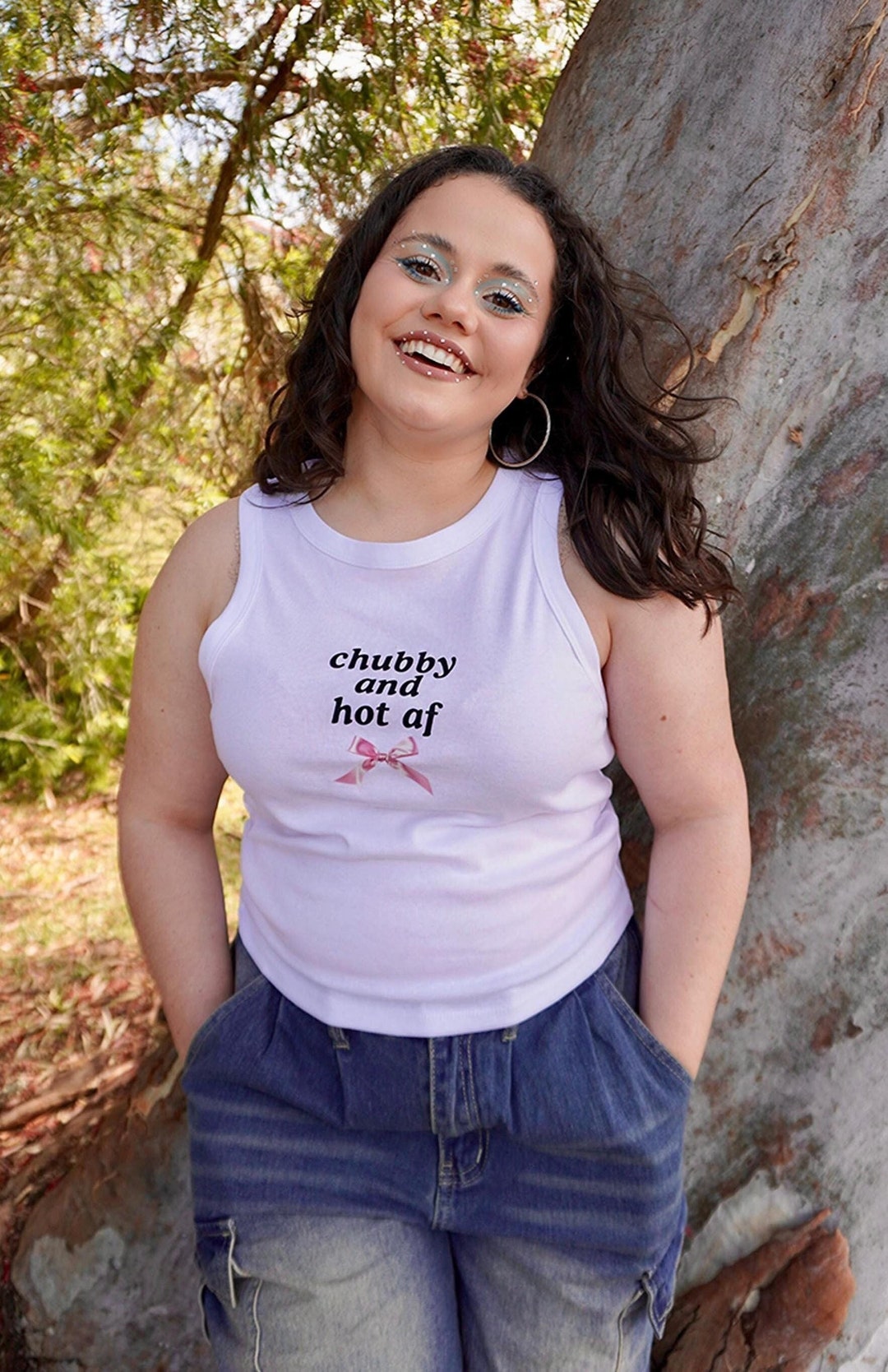 Coquette Aesthetic Body Positivity Racer Back Tank Self Love Feminism ...