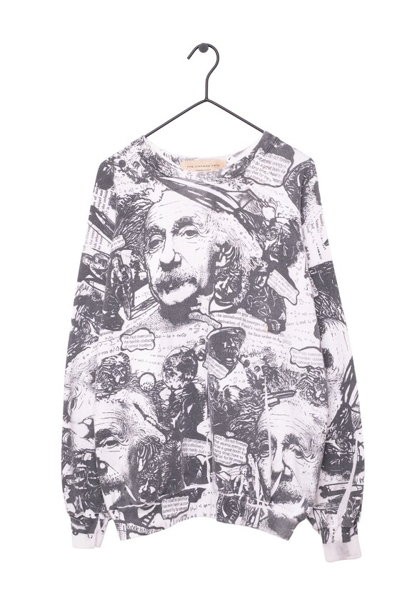 vintage albert einstein red - Gem