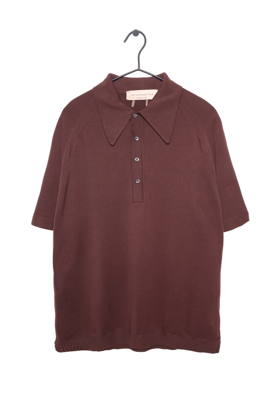uniqlo brown polo - Gem