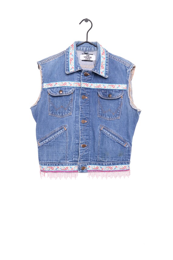 70s denim vest Wrangler - Gem
