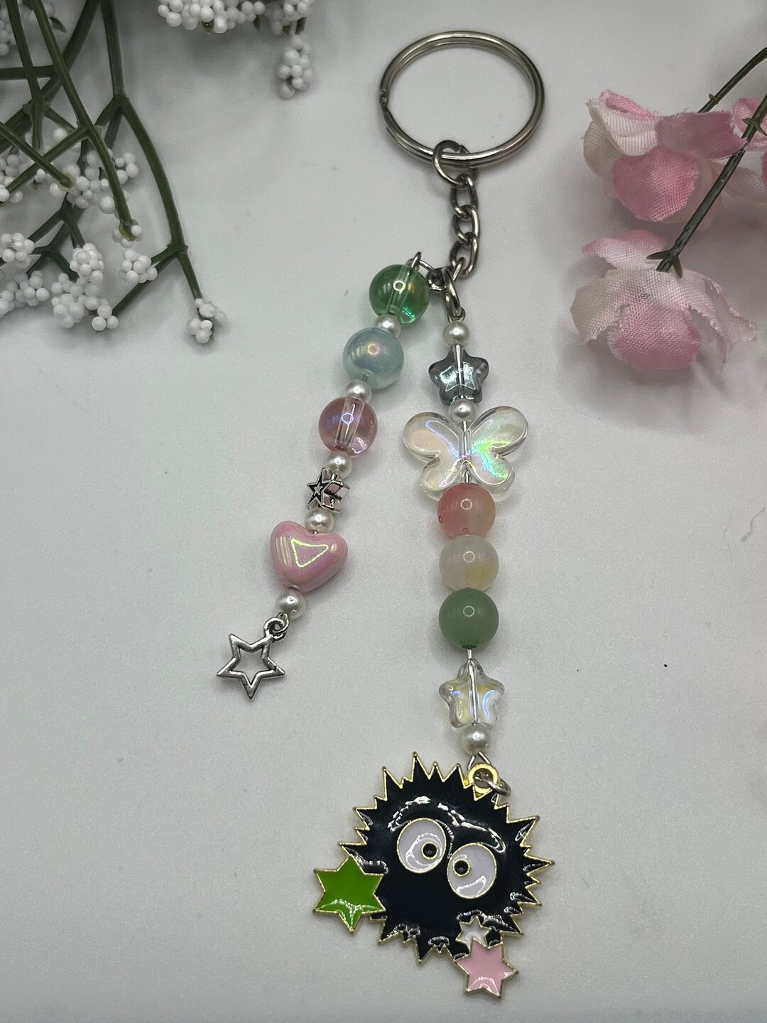 Adorable Soot Sprite Keychain - Etsy