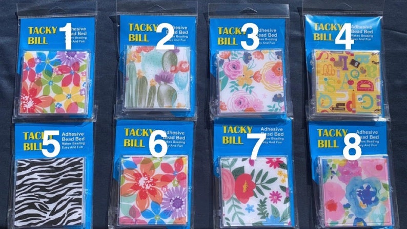 Tacky Bill adhesive Bead Bed - Etsy