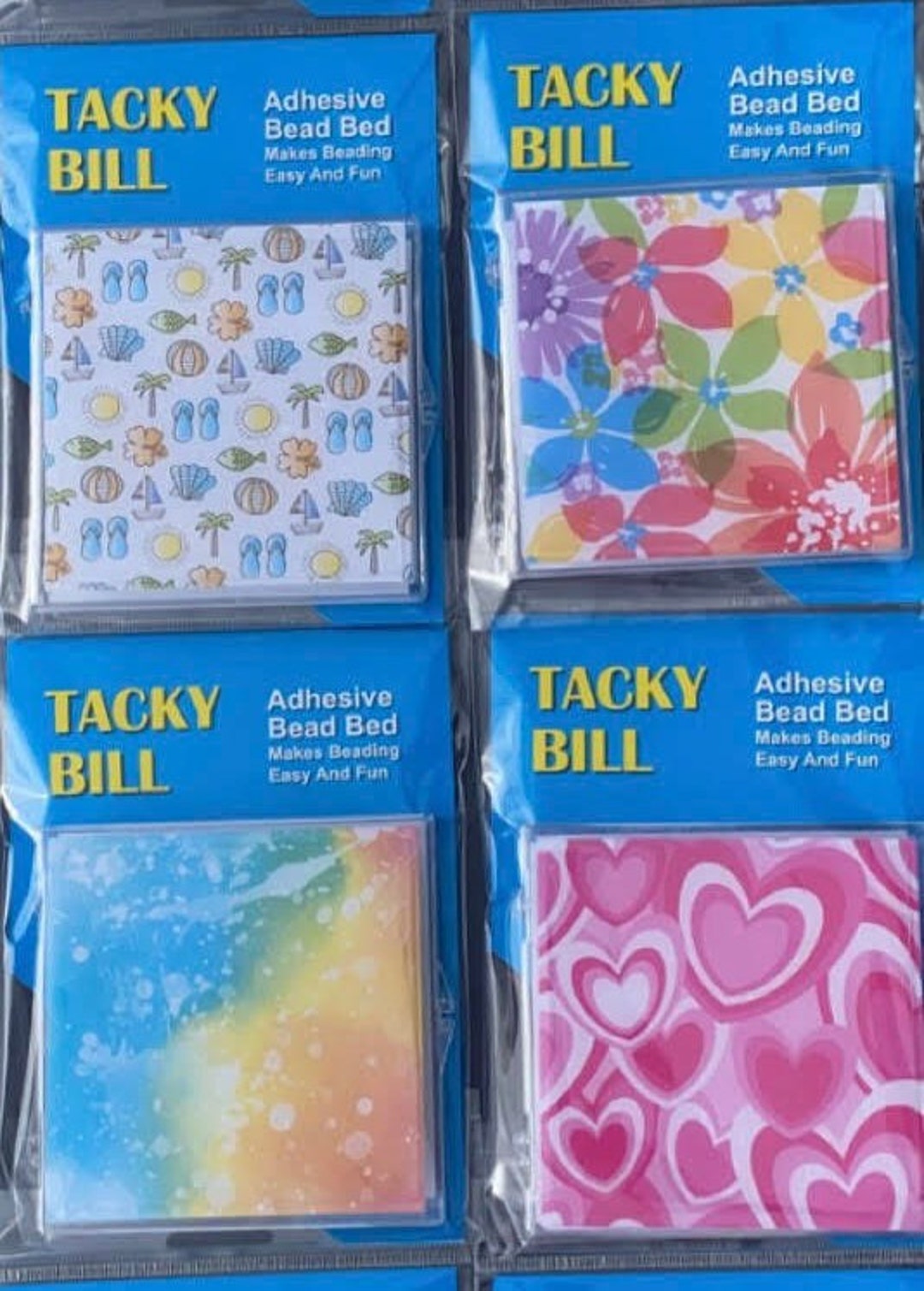 Tacky Bill adhesive Bead Bed - Etsy