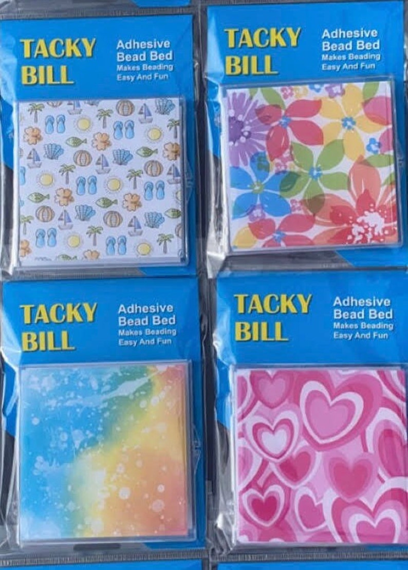 Tacky Bill adhesive Bead Bed - Etsy
