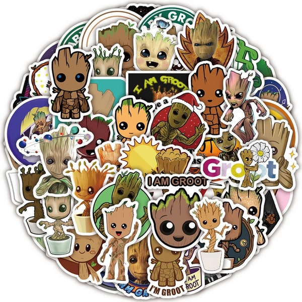 Groot Laptop Sticker - Etsy