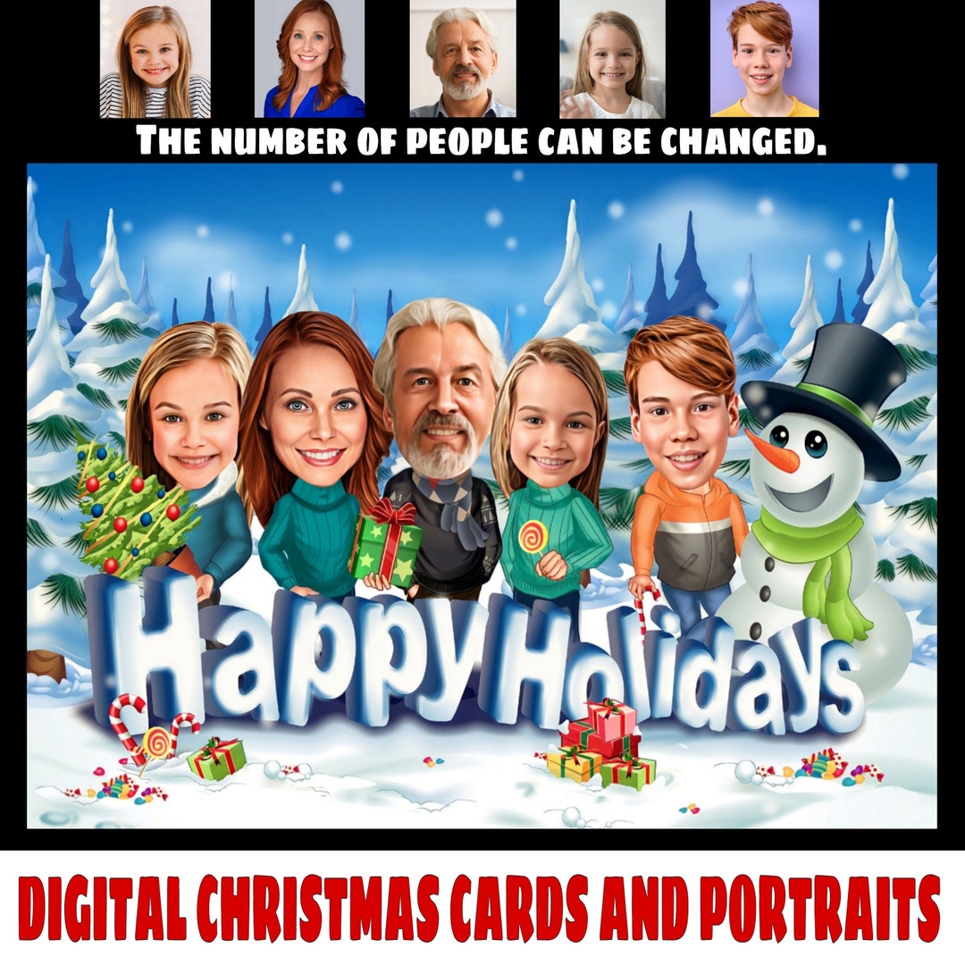 Christmas Cards, Holiday Cards, Personalized Christmas Cards, Custom ...