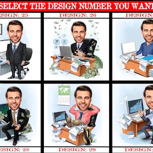 Cartoon Principal Portrait, Principal Gift, Personalized Principal ...